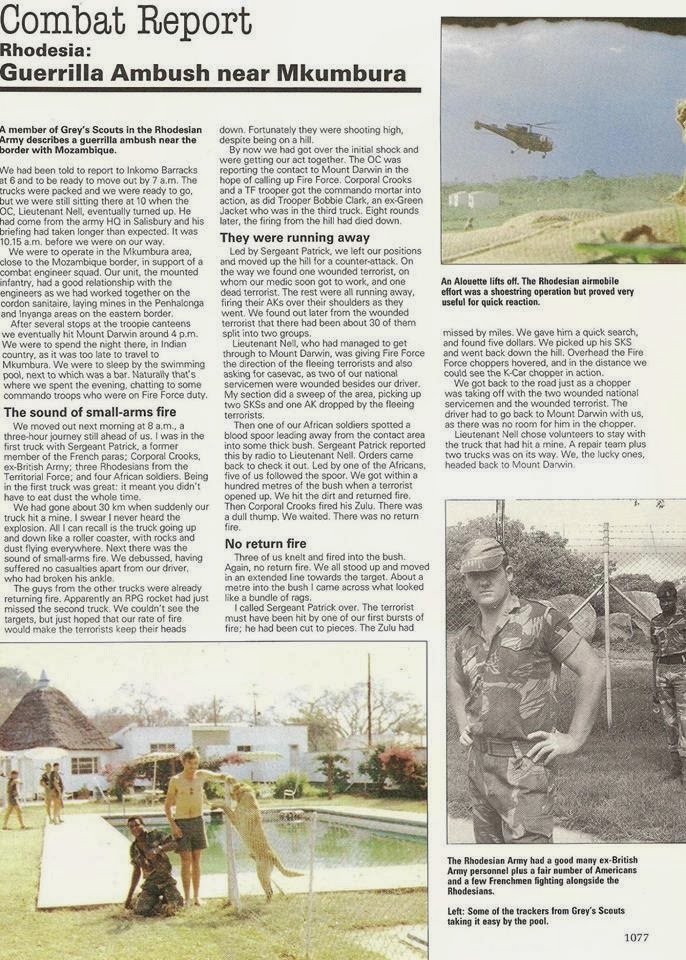 A Grab Bag of Games: Chain of Command Modern - Bush Wars:Rhodesia - Ambush