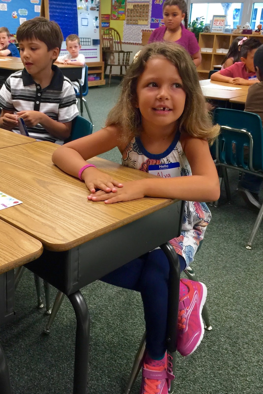 First day of 1st and 4th grade :-)