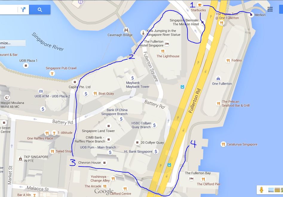 B. C. D. E. That's Us!: Merlion Park and More~~~