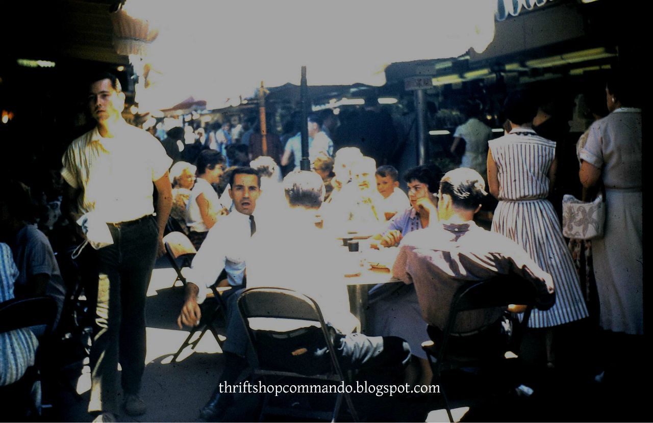 Thrift Shop Commando: Los Angeles, California, Farmer's Market 1958
