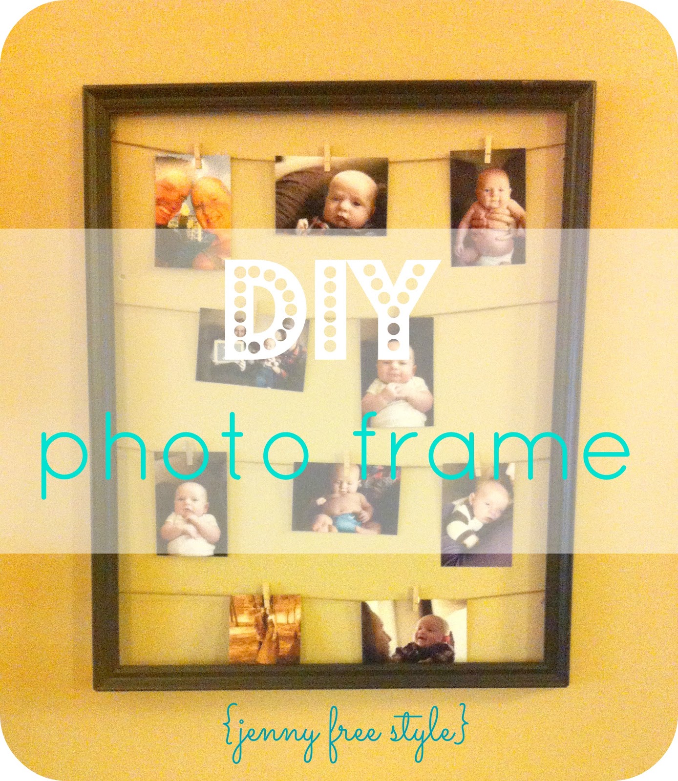 {Jenny Free Style}: DIY photo frame