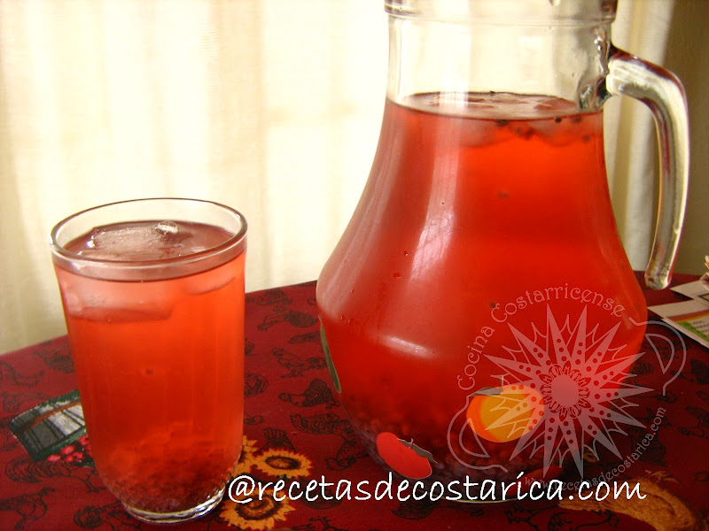 Cocina Costarricense: refresco de chan