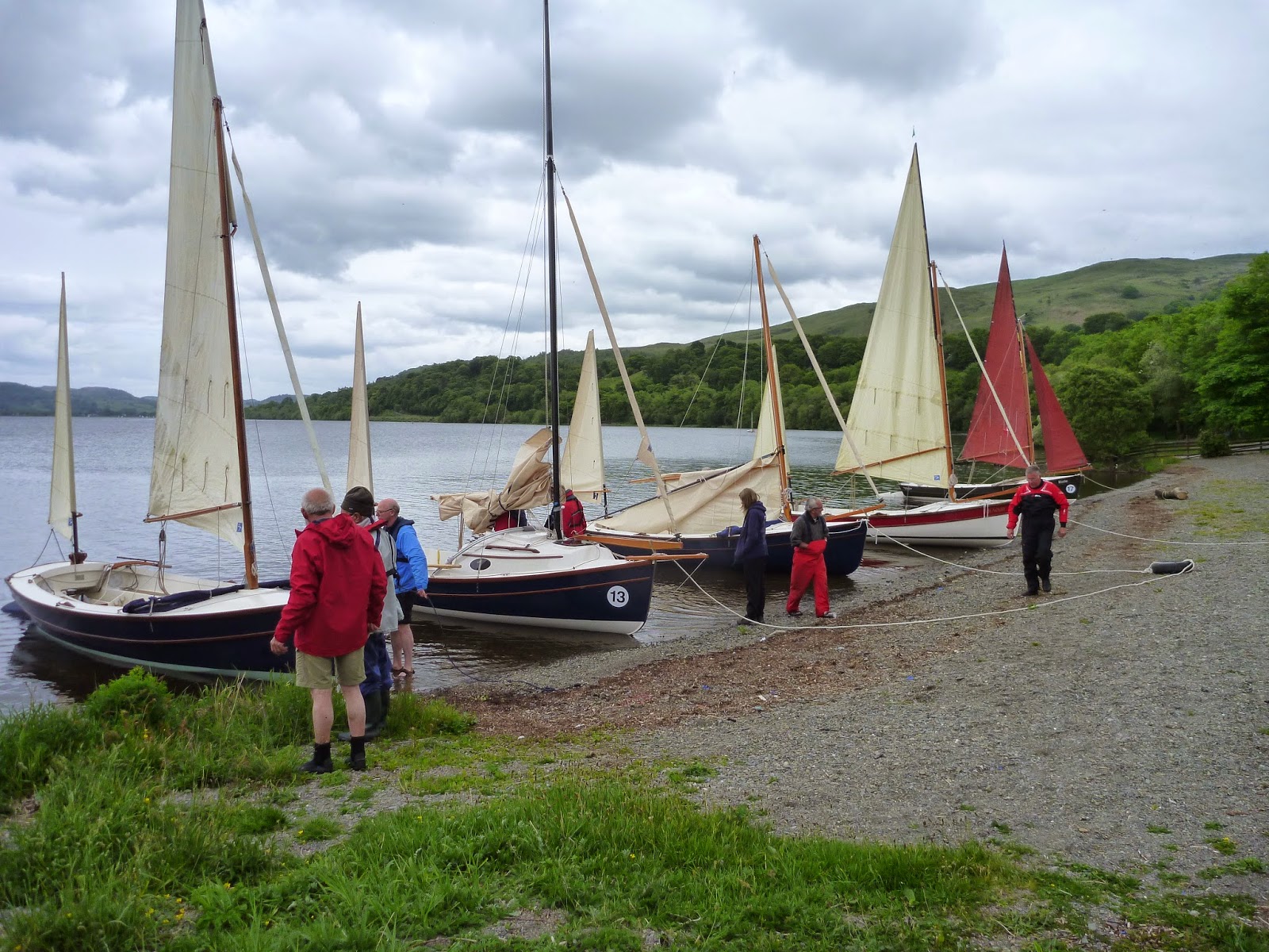 Sailing in Circles: Swallow Boats Raid Lake Bala 2013