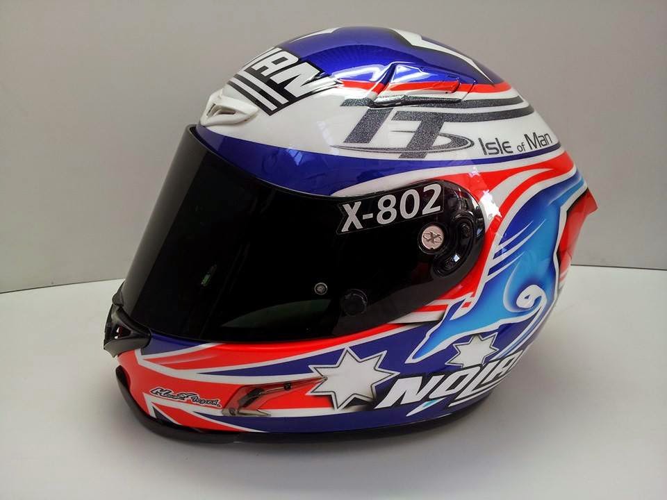 Racing Helmets Garage: Nolan X-802R "Tommy" 2014 by Max77Design