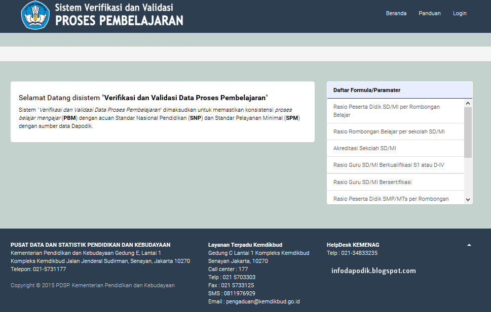 Panduan Verval Proses Pembelajaran pada http://vervalsp.data.kemdikbud ...