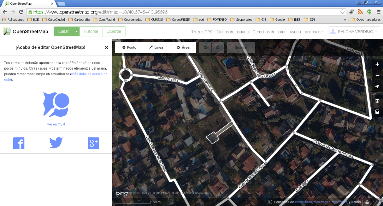 Geomática: Mapa colaborativo de OpenStreetMap
