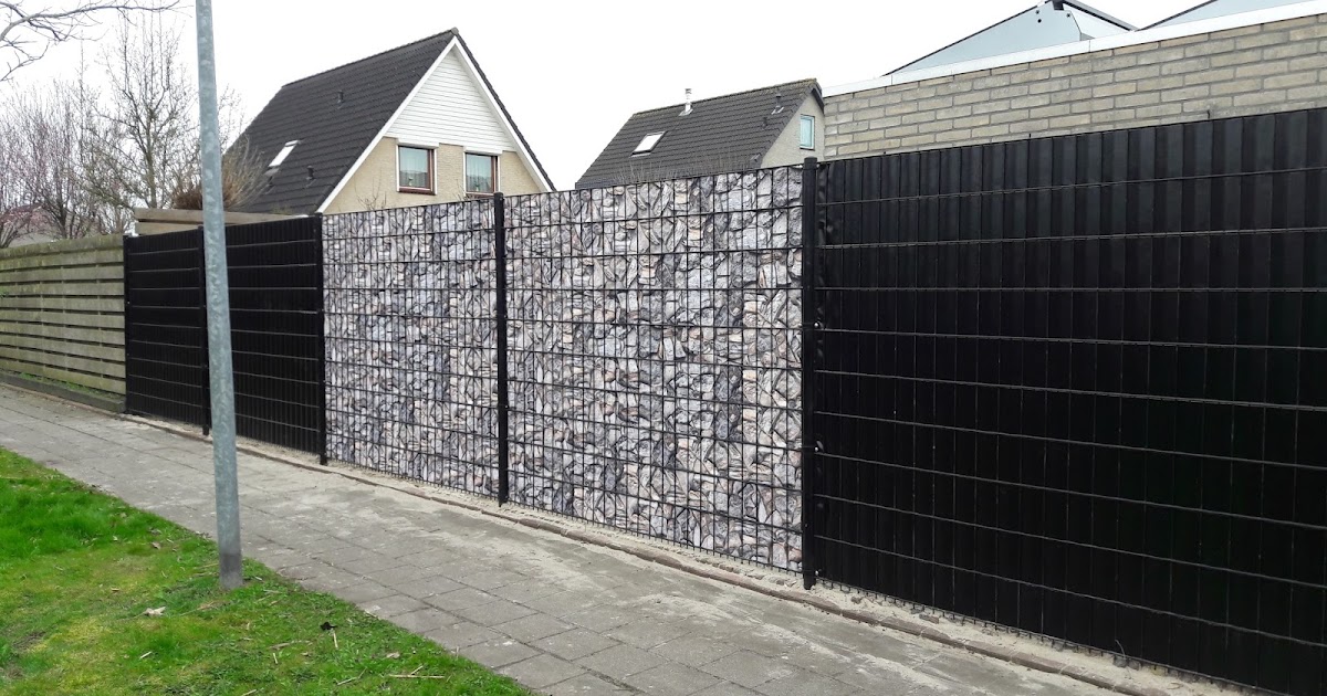 Gipea Easy Fix wind en zicht-bescherming poort & Staafmat schutting ...