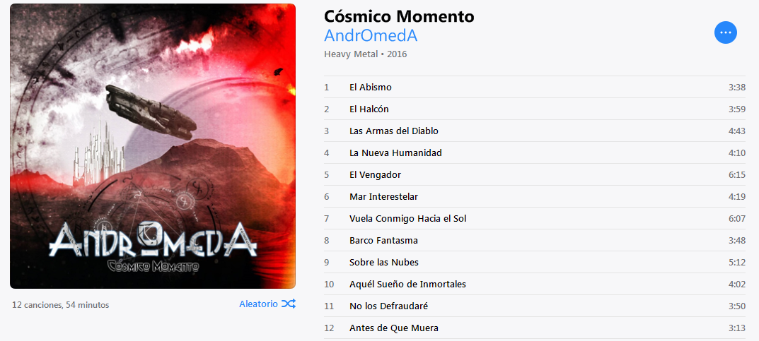 AndrOmedA Discografia Completa [2006 - 2016]