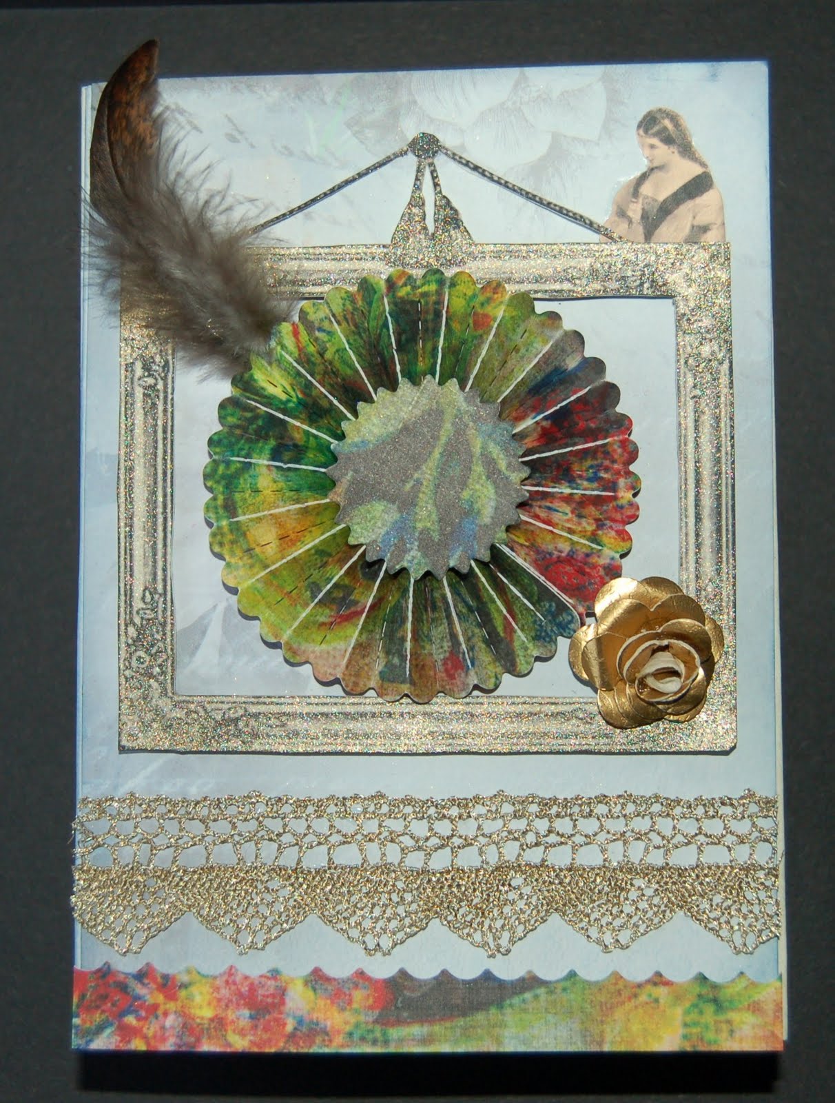 Izzwizz Creations: Tunnel cards 2 - a Castle and lots of Flowers