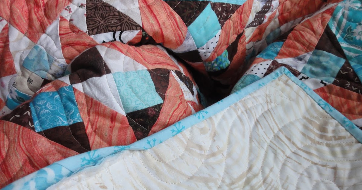 Little Jewel Quilts: Binding On Ringo Lake