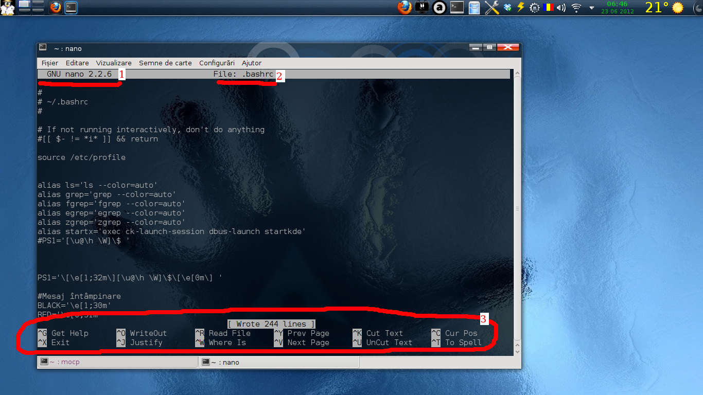 Nano: editor text CLI | Log in? Done! ;)