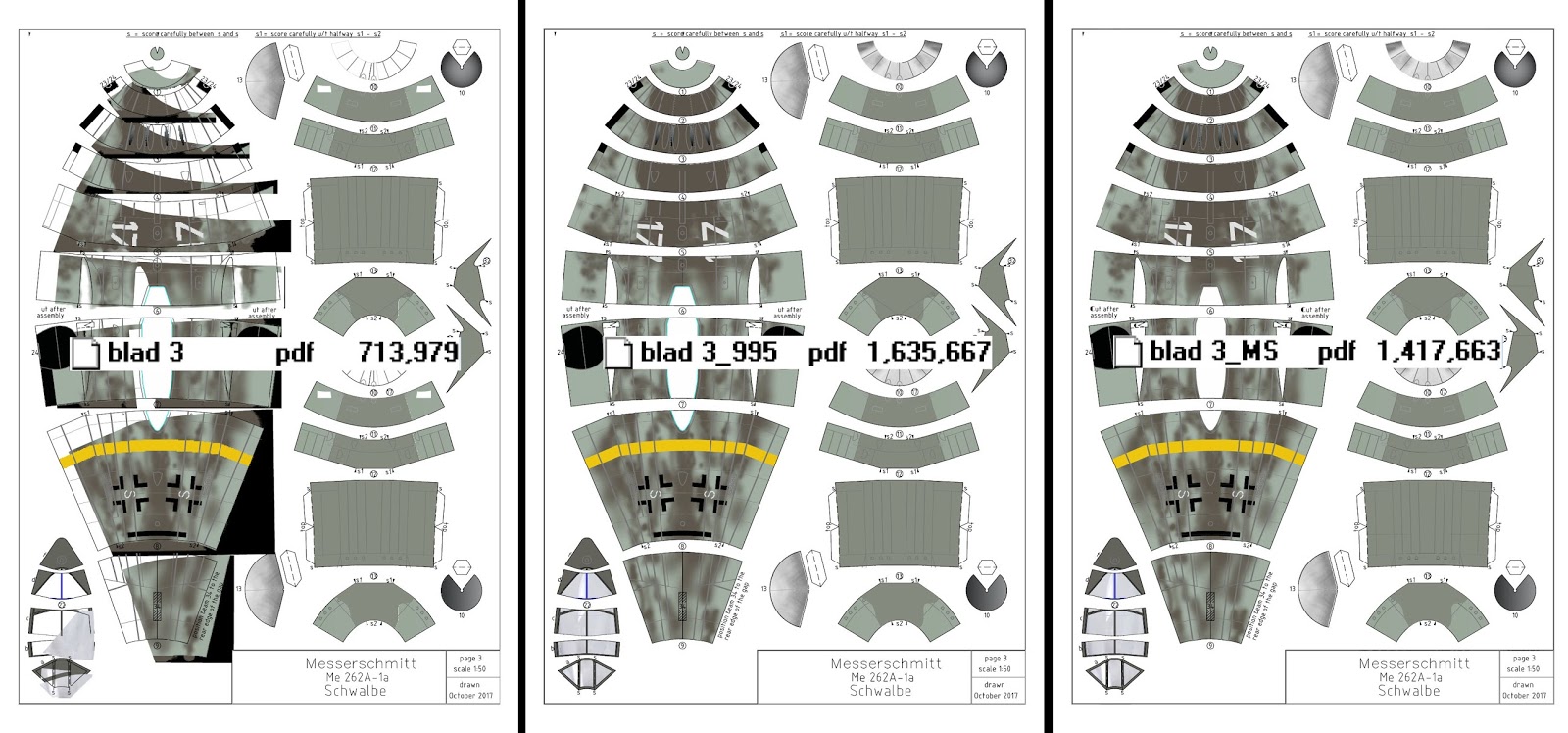 PAPER PLANES: Messerschmitt Me-262 'Schwalbe'