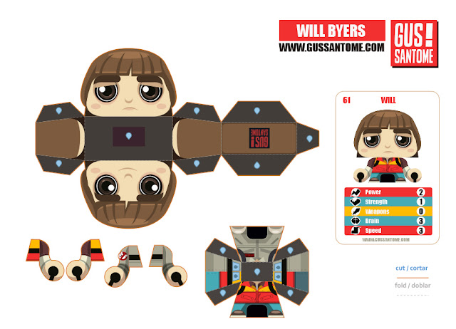 Mini Papercraft: Will // Stanger things