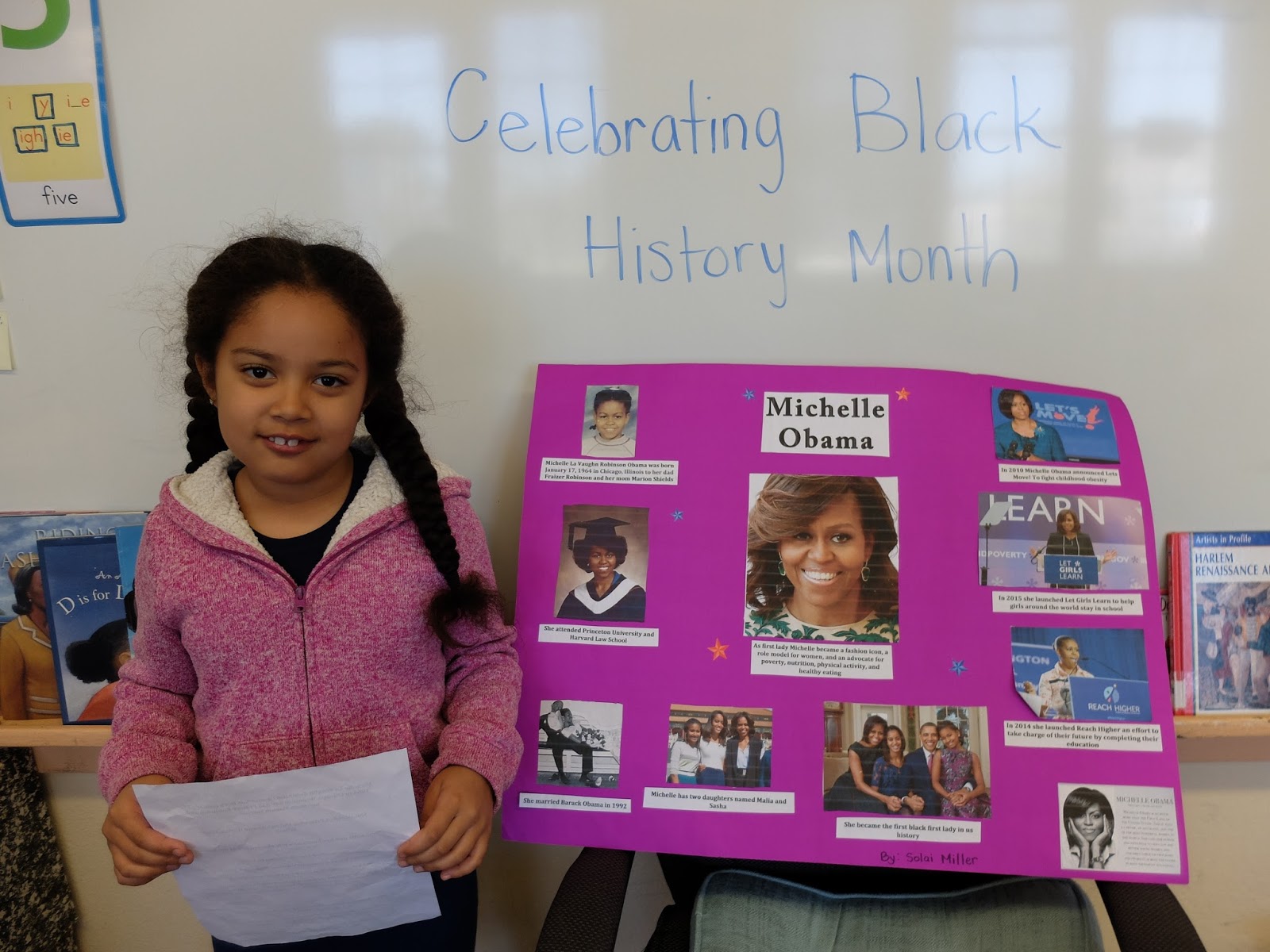 First Grade Adventurers: Black History Month Project Presentations!