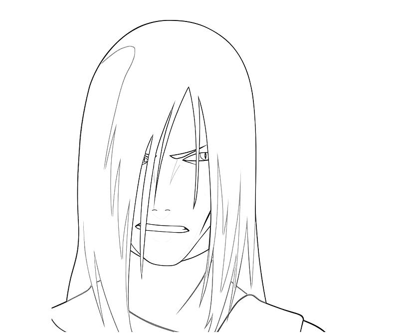 Orochimaru Pages Coloring Pages