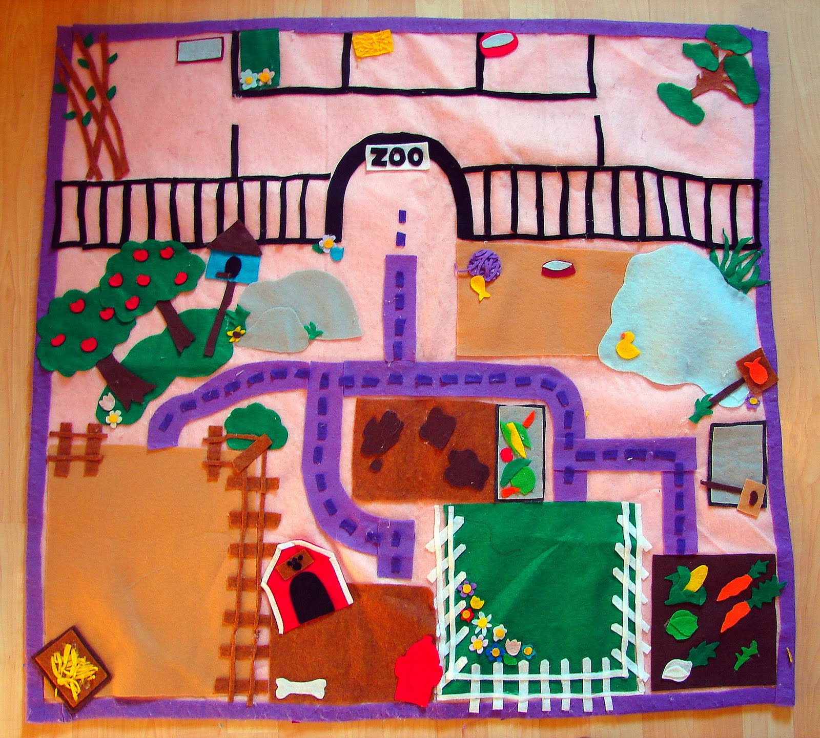 oops.. i did it again. (lego felt mat) - A girl and a glue gun