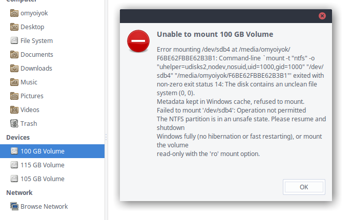 Error Mount Device Unable To Mount Santri Dan Alam