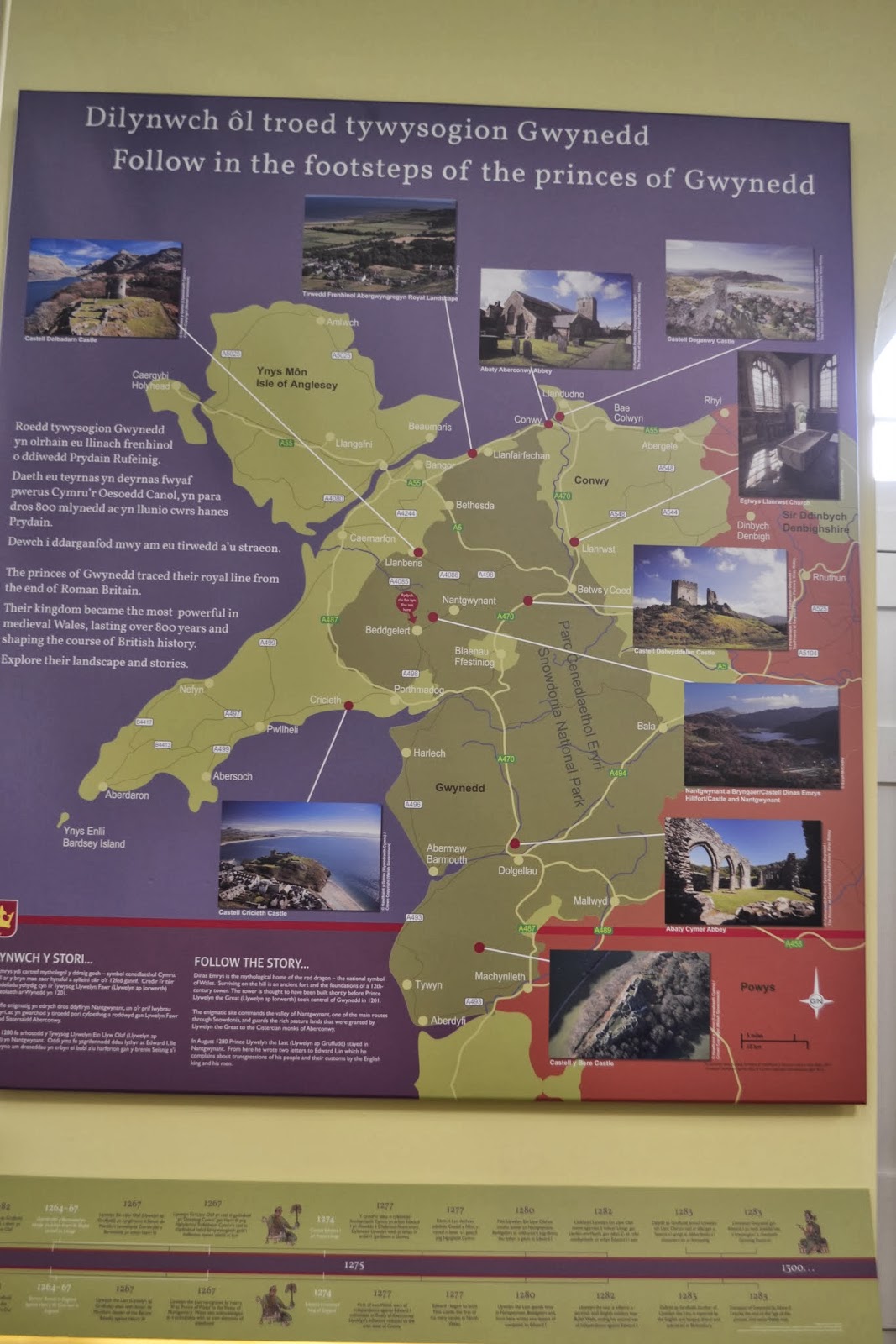 Exploring North Wales: Princes of Gwynedd displays begin to appear