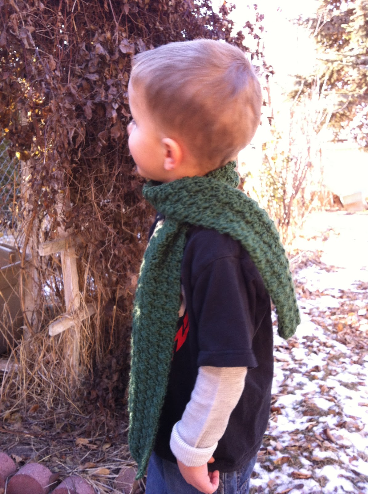 Design Adventures: Boys Textured Scarf