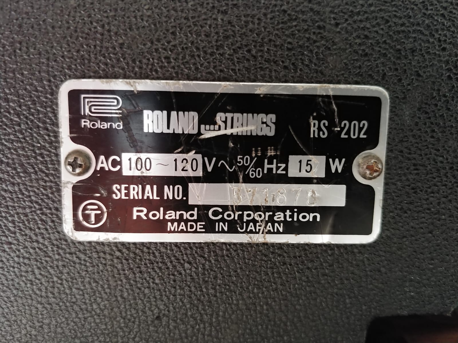 MATRIXSYNTH: Roland RS-202 1976 SN 571870 w/ Stripped Panel