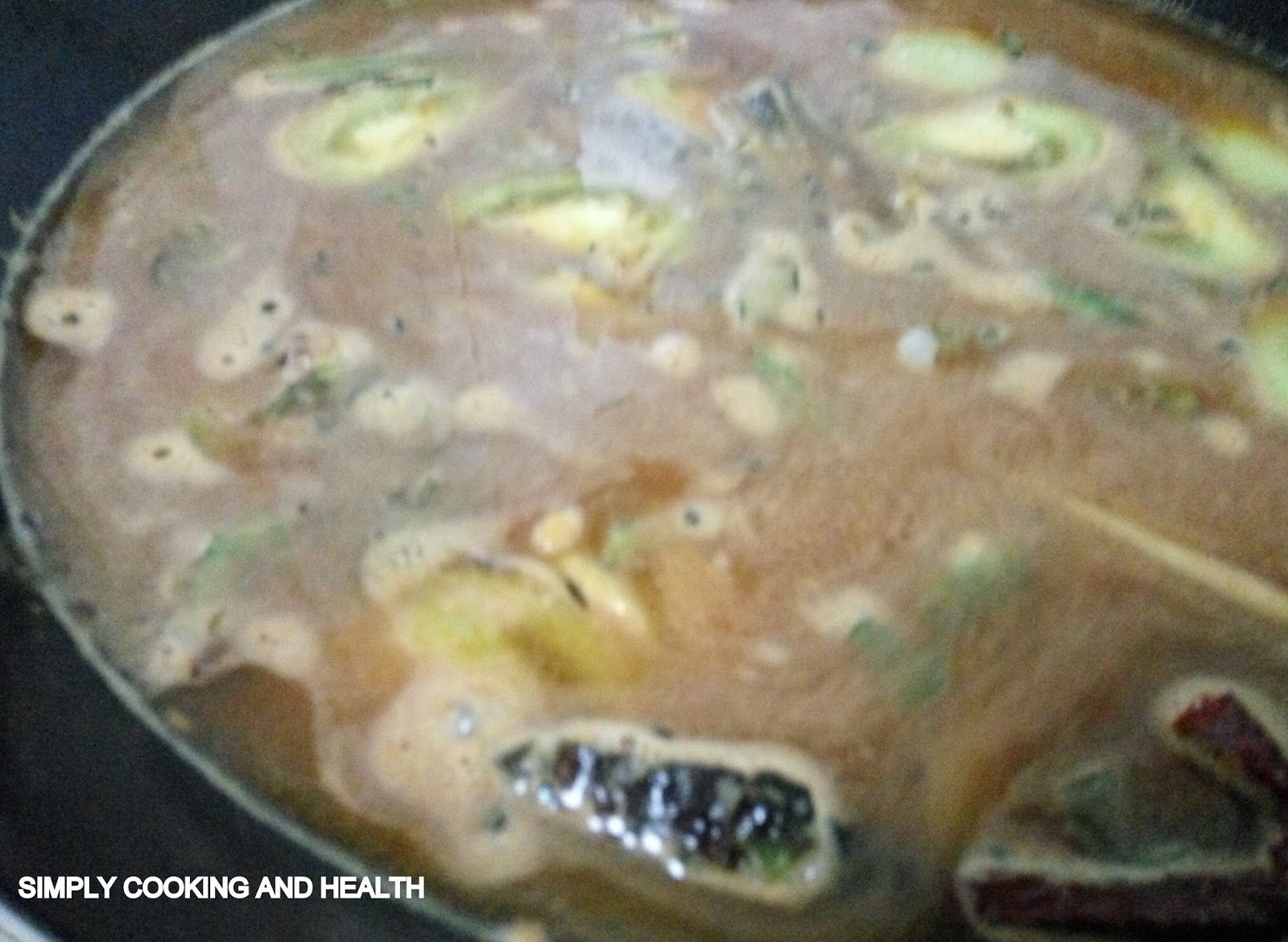 Simply Cooking and Health: Cod fish gravy with unripe tomato