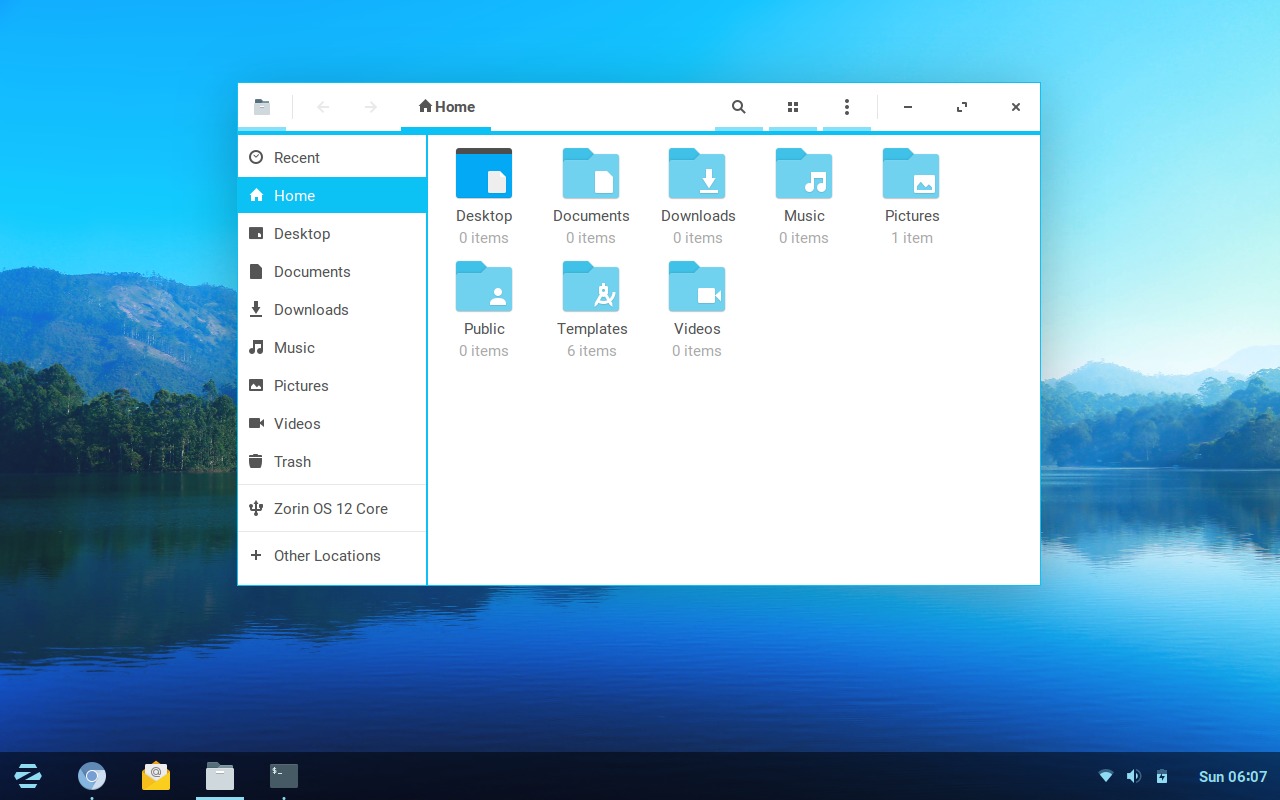 Zorin OS 12 Core screenshots