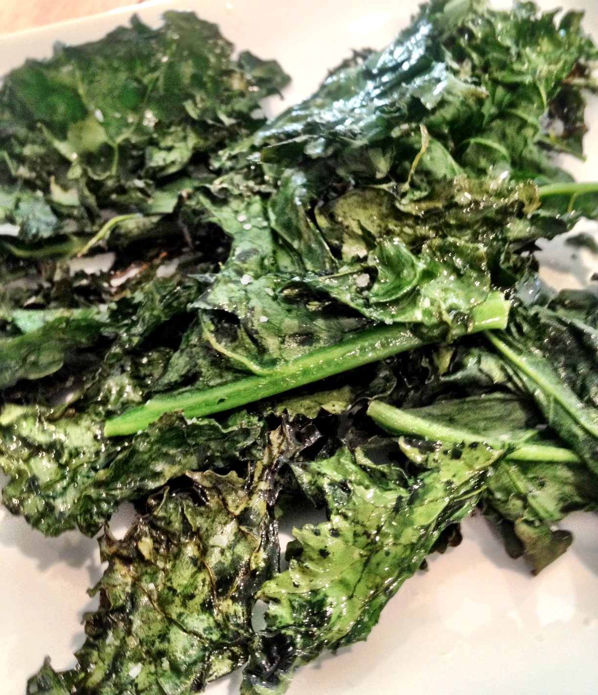 Young and Entertaining: Crispy Kale Chips