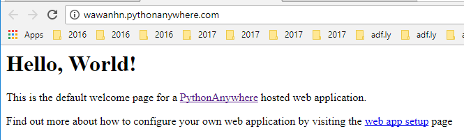 Deploying Flask Python di Pythonanywhere | Share to The World Deploying Flask Python di Pythonanywhere | Share to The World