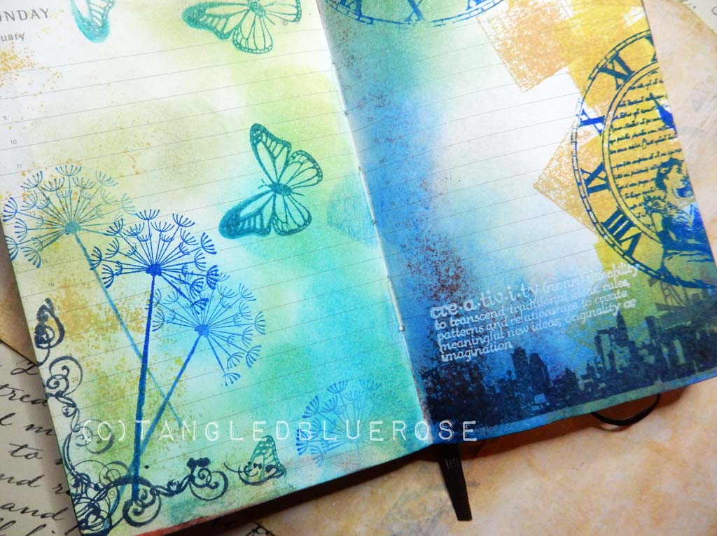 Blank Page Muse: Mini Journal Pages Layout Made Using Moleskine Planner
