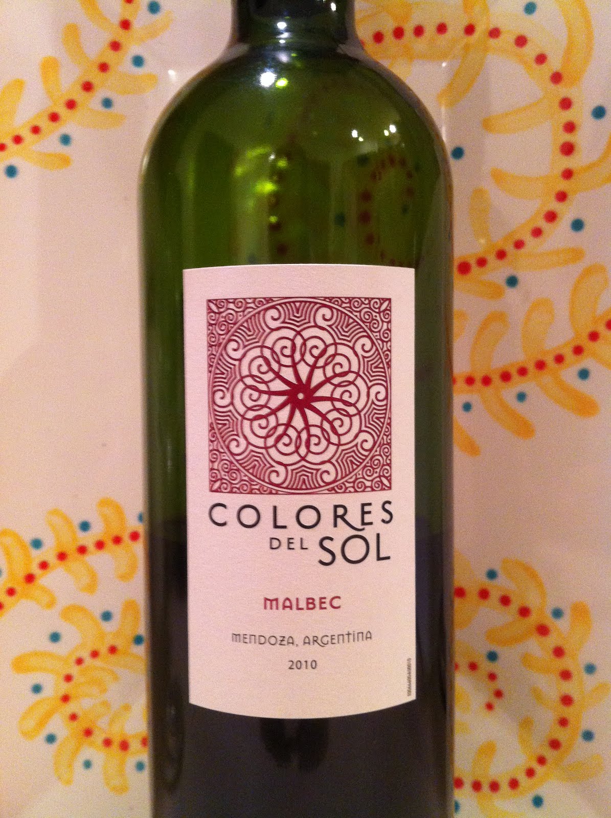 peace. love. & good food.: Wine of the Week: Colores Del Sol Malbec