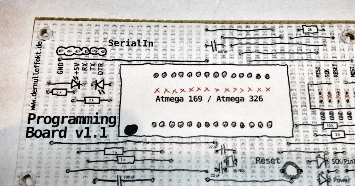 Thd Arduino Projekte Arduino Programmer Board Teil 2
