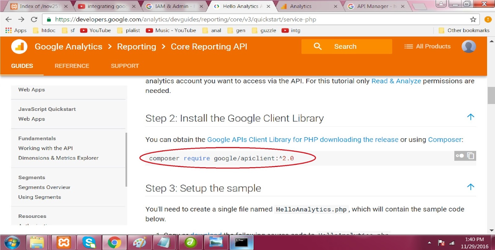 Code The Complex!: How to integrate google analytics API with php using service account!
