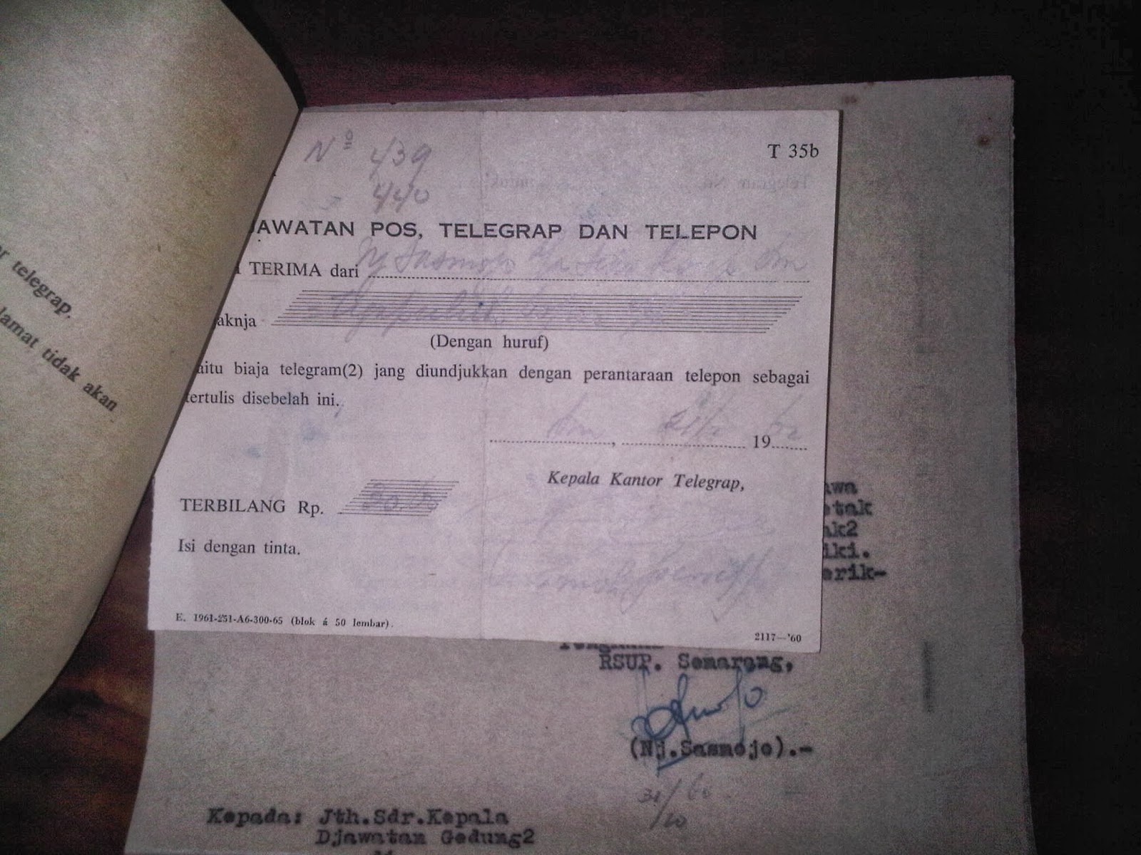 Antique Vintage Semarang: OLD TELEGRAMM
