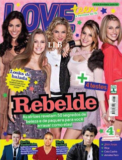 Lovers Lua Blanco: Lua Blanco e meninas de Rebelde BR na capa da revista Love teen,do mês de ...