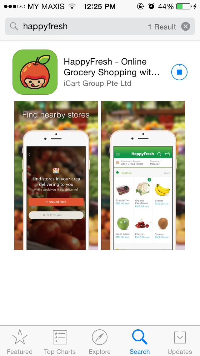 Step By Step Tutorial On How To Order Groceries From Happy Fresh ...