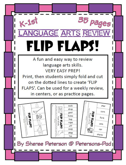 Peterson's Pad: Flip Flaps and a Freebie!
