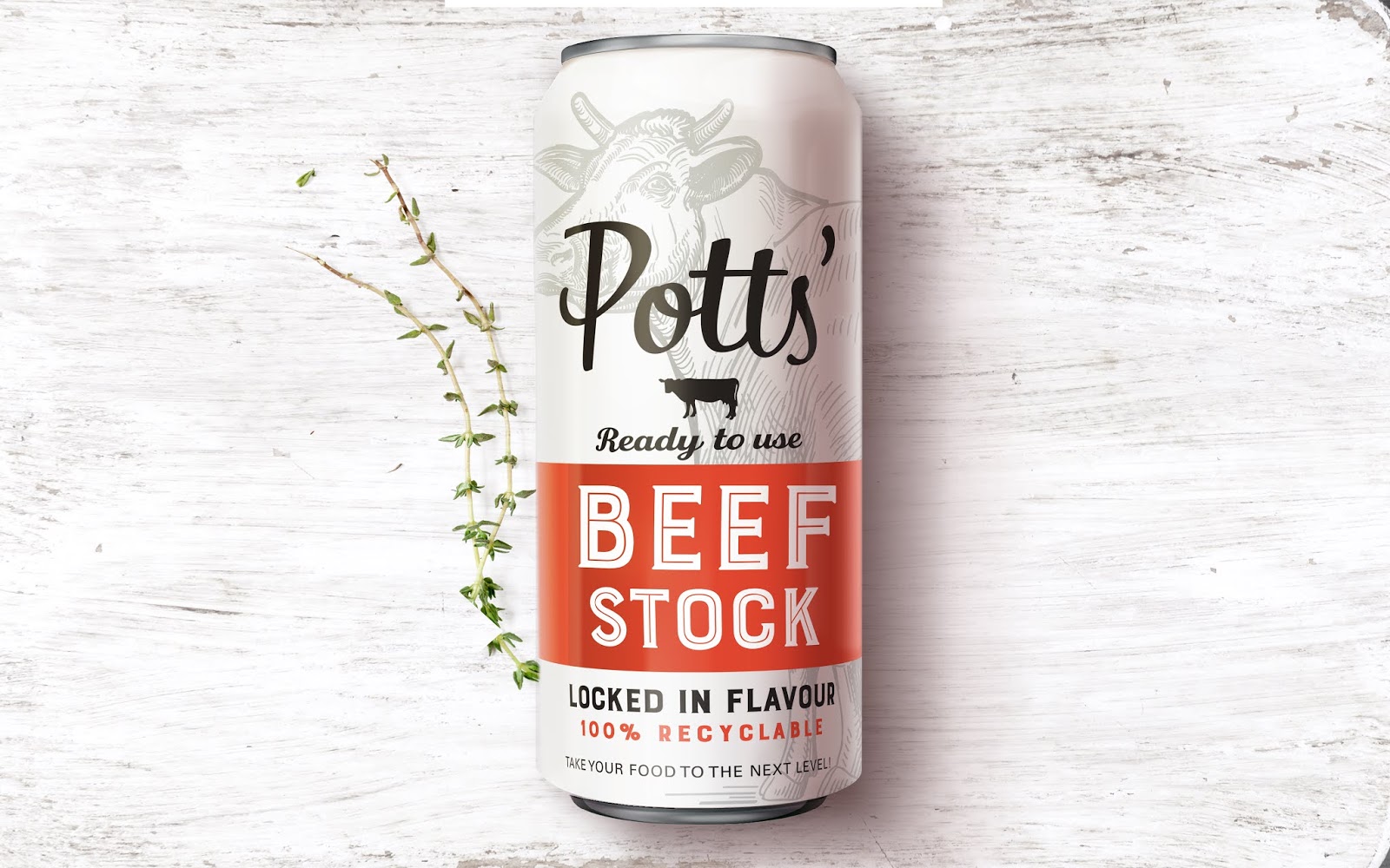 Potts’ Stock in Recyclable Can – Packaging Of The World