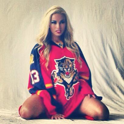 Pro Cheerleader Heaven: Florida Panthers Ice Dancer Paige Is a Future ...