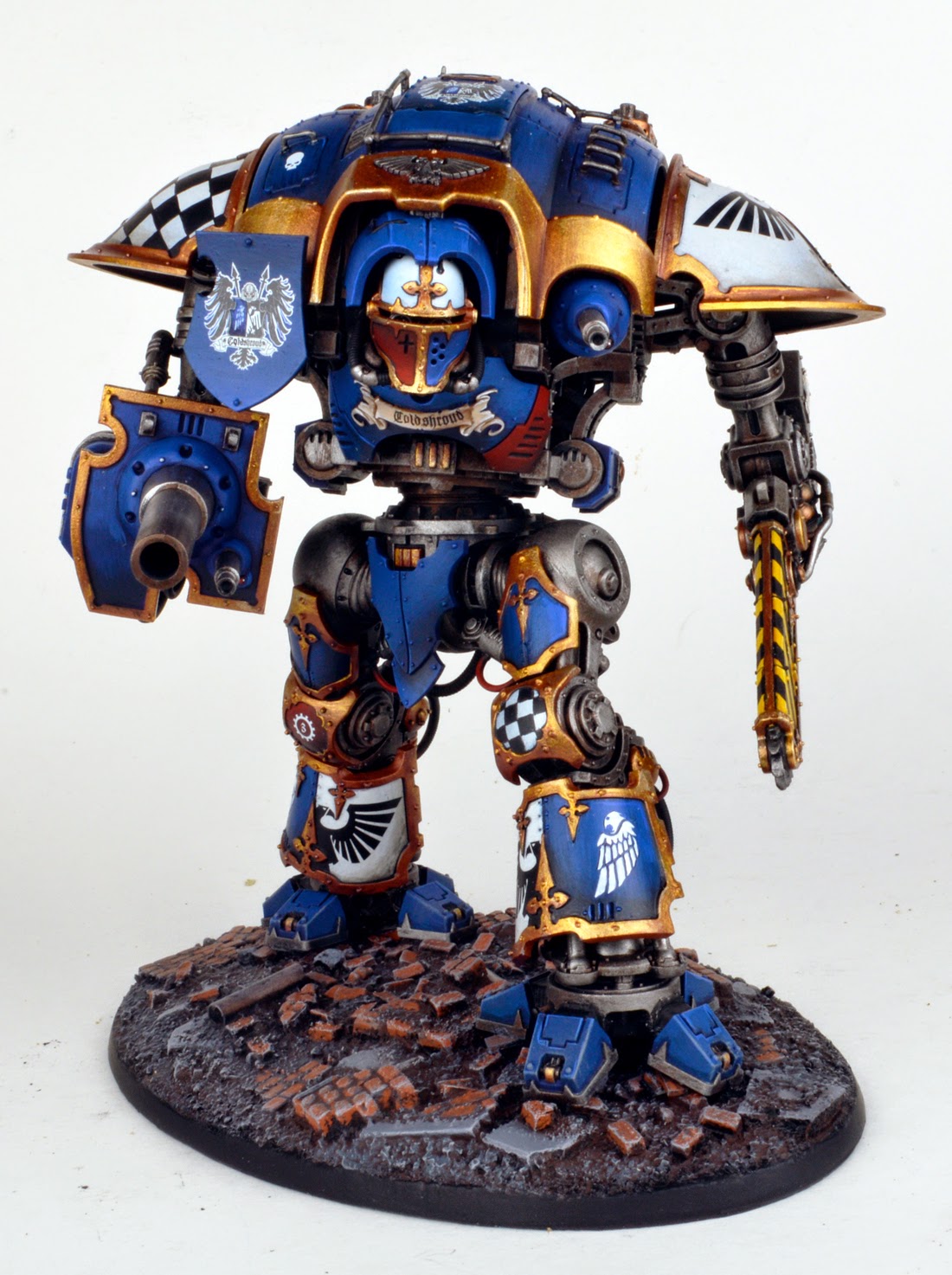 davetaylorminiatures: The Knights of House Coldshroud stand ready.