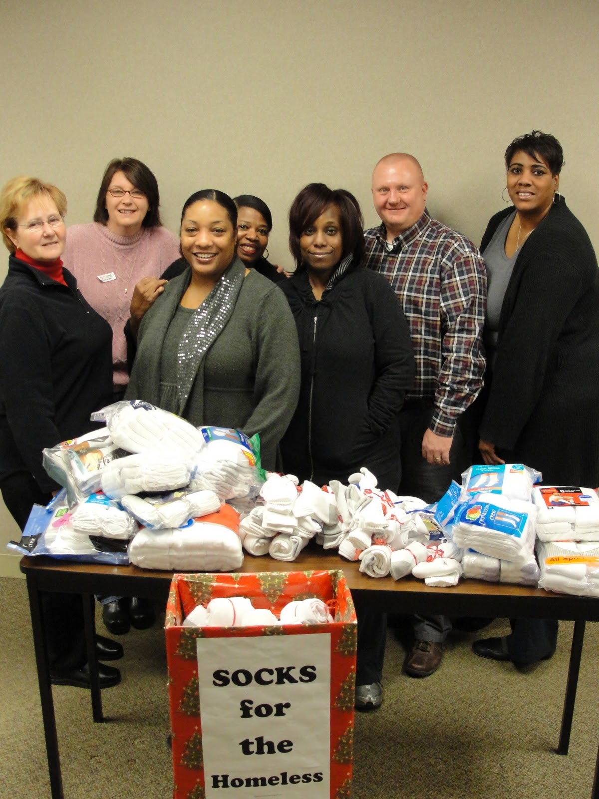 Socks For The Homeless: Photos