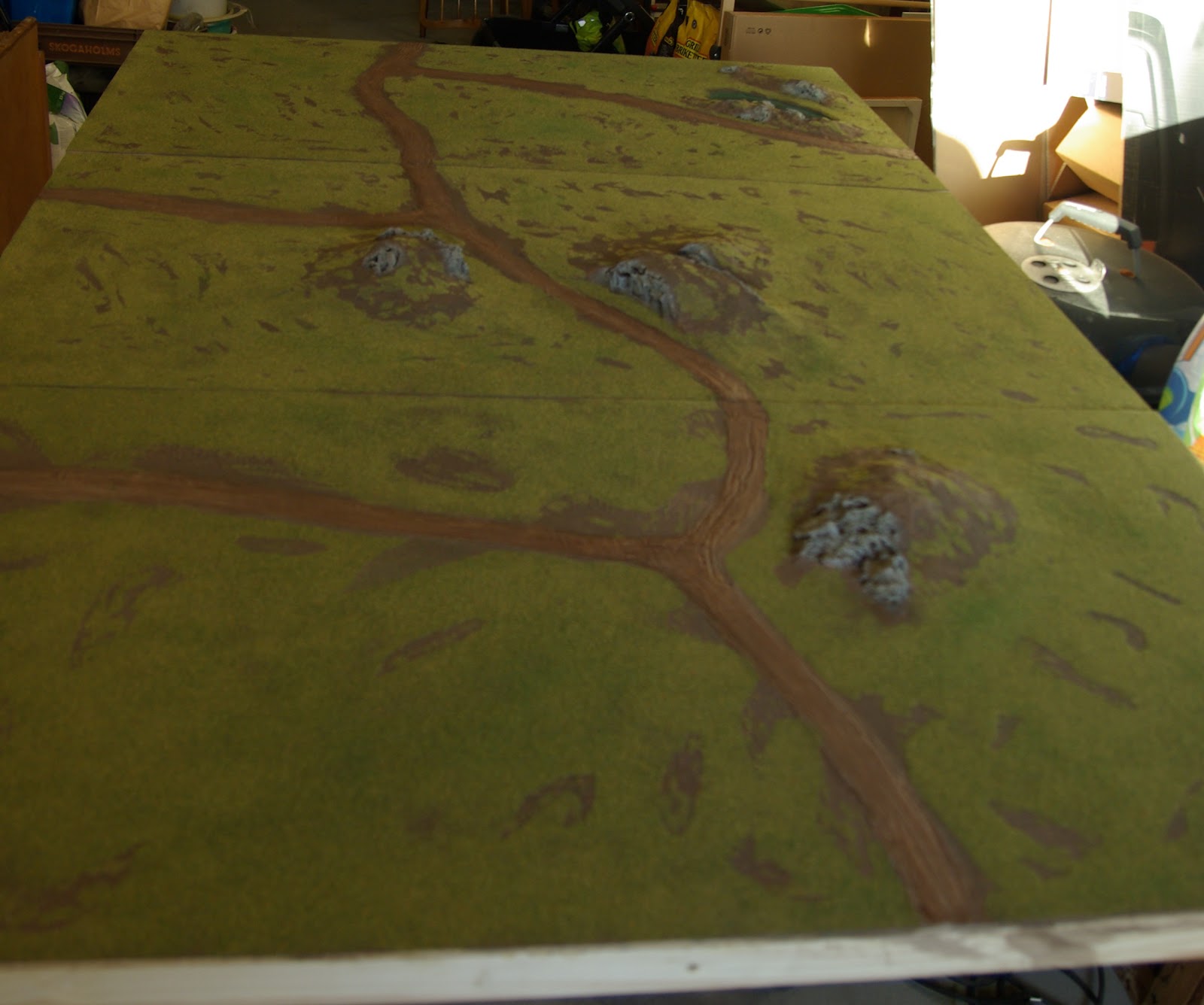 Torbjörn Blom´s Projects: Modular terrain board ready