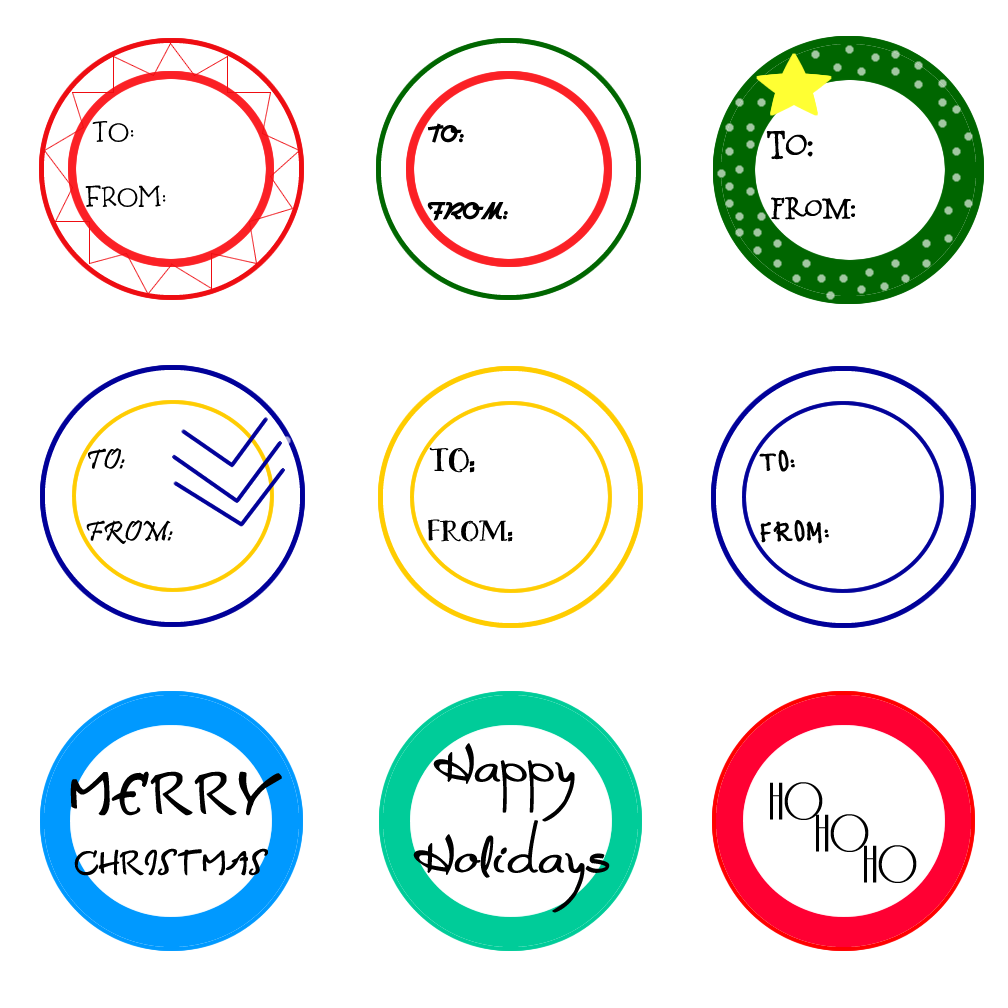 20 Days of Christmas: Christmas Gift Tags Freebie! - Lizzandco_