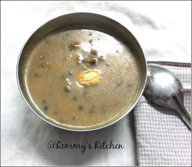Remmy's Kitchen: cherupayar payasam / pachai payaru payasam / Green ...