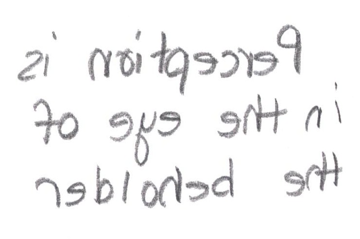 Dr. Deb: Mirror-Writing: ?sihT daeR uoY naC