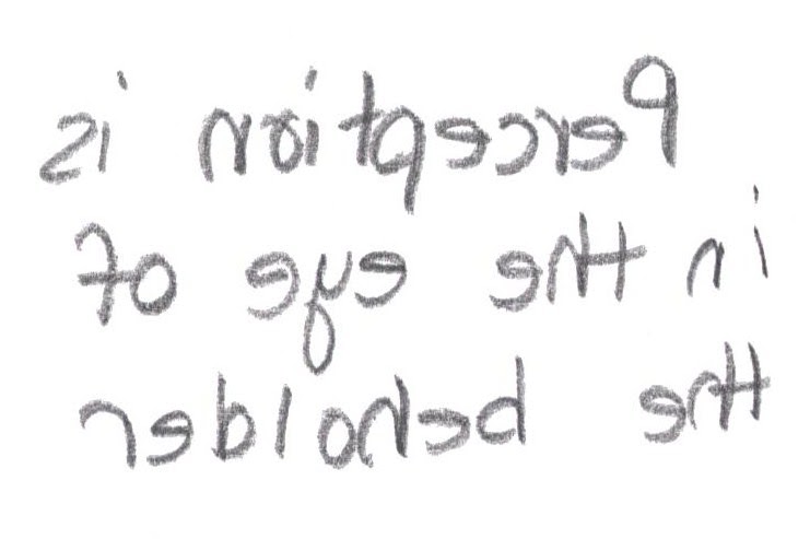 Dr. Deb: Mirror-Writing: ?sihT daeR uoY naC