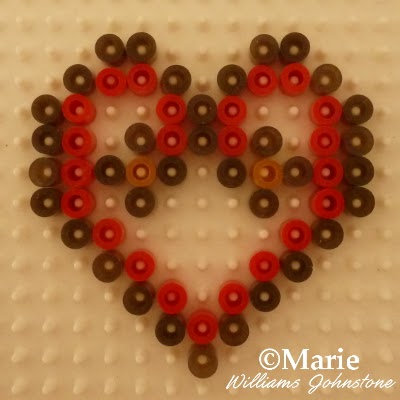 Key to My Heart Craft Perler Bead Pattern