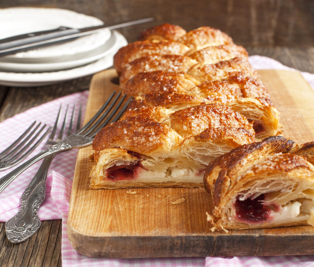 Strudel de requeson y fresas - Media Hora para Cocinar