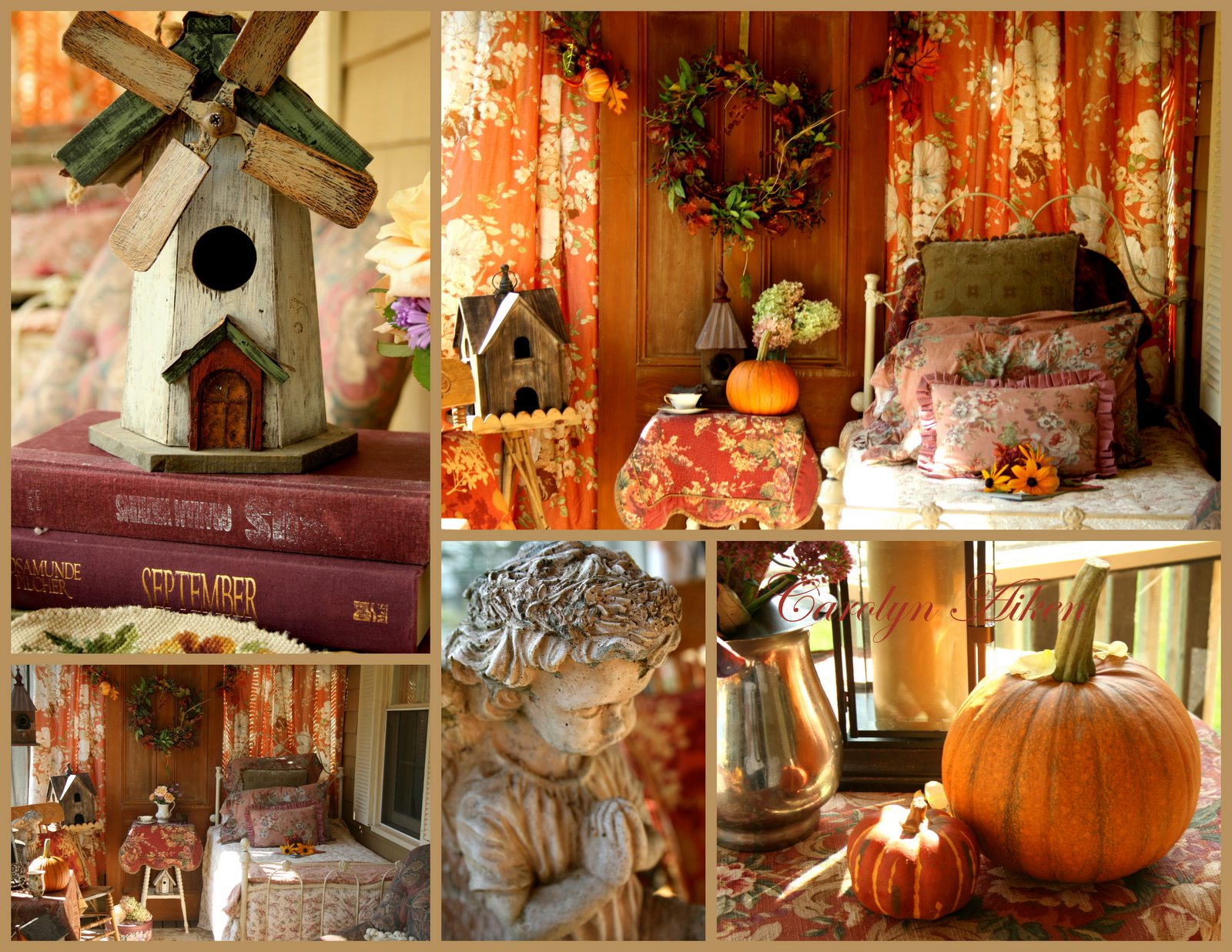 Aiken House & Gardens: Autumn Porch