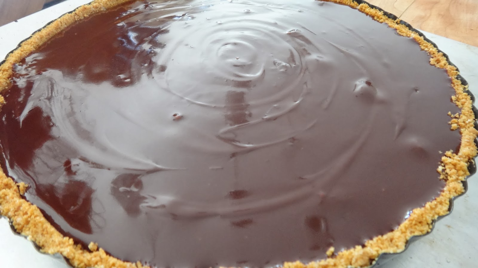 Chocolate Ferrero Rocher Cream Tart « I WANT TO COOK THAT
