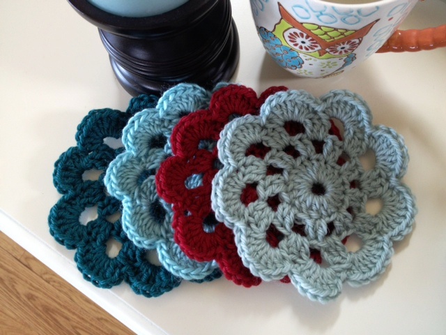 Silly Happy Sweet: Cute Crochet Coaster Pattern